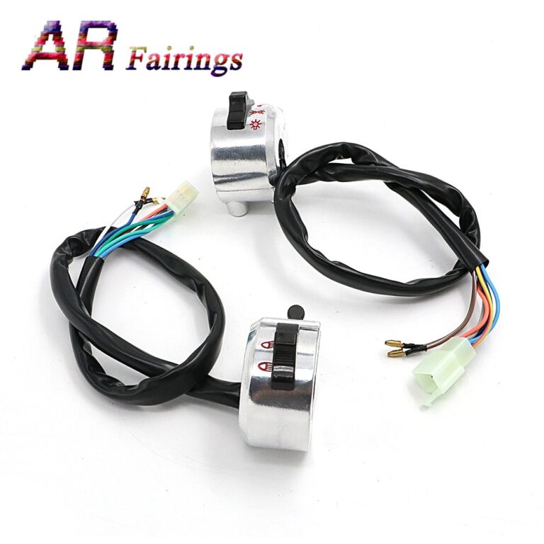 1 Pair Universal Bike Motorcycle 22mm 7/8" Handlebar Switch Gear ...