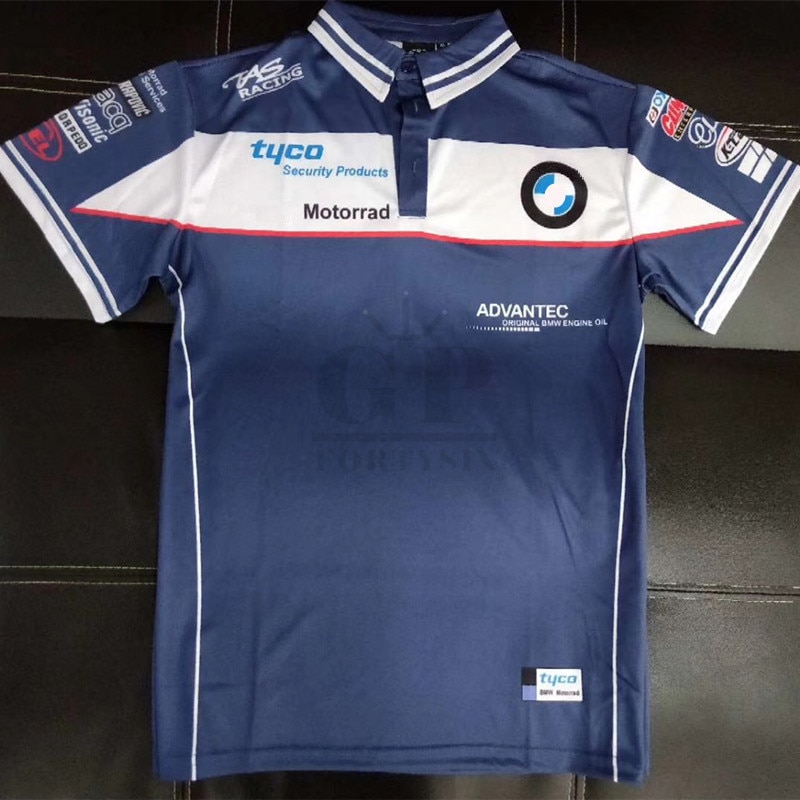 Moto GP Motorsport Casual T-shirt TAS Racing Men's Short Sleeve ...